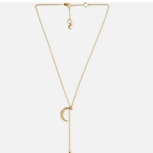 Lili Claspe | Jewelry | Nwtclaspe Rope The Moon Lariat Necklace | Poshmark